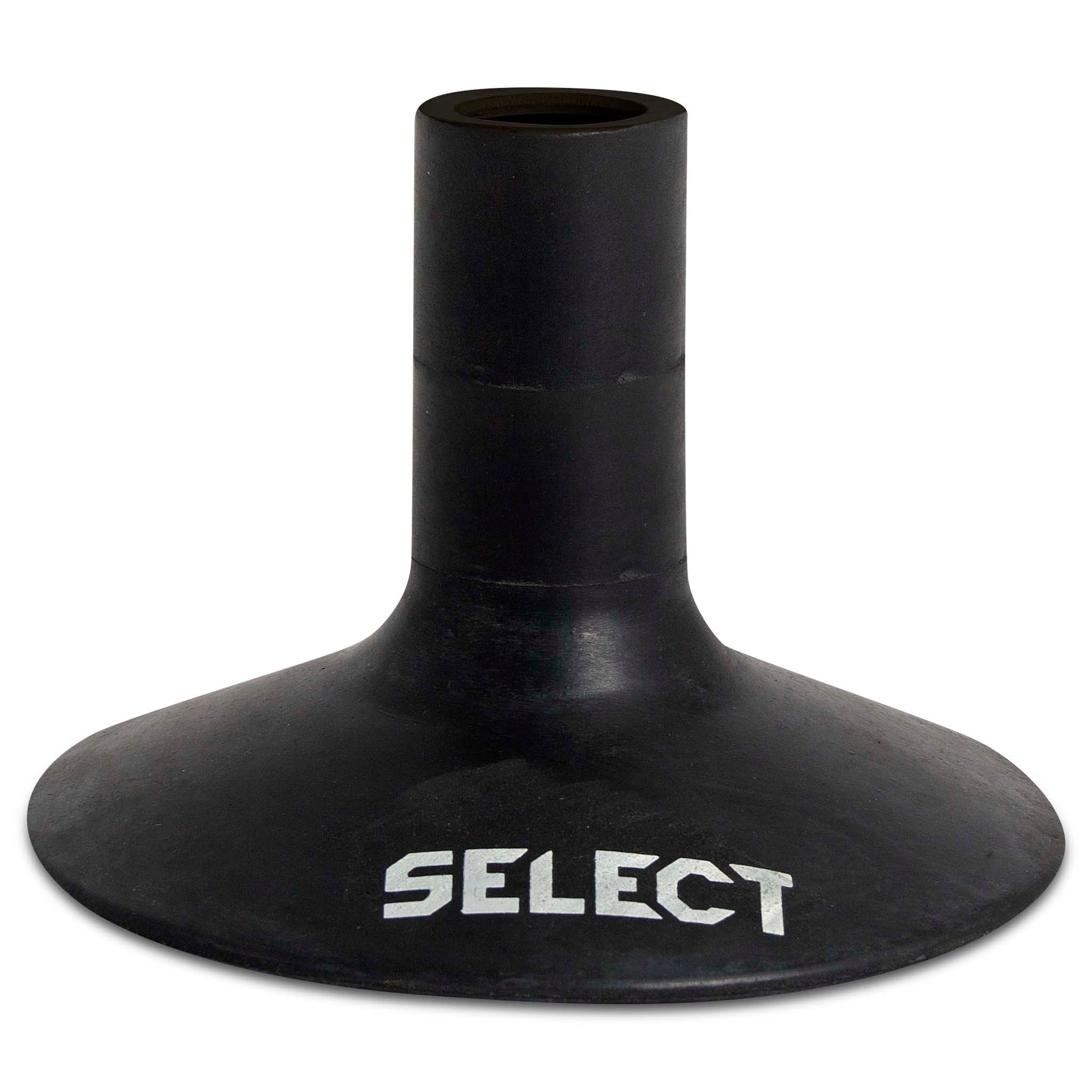 Rubber base for slalom pole & passing arc
